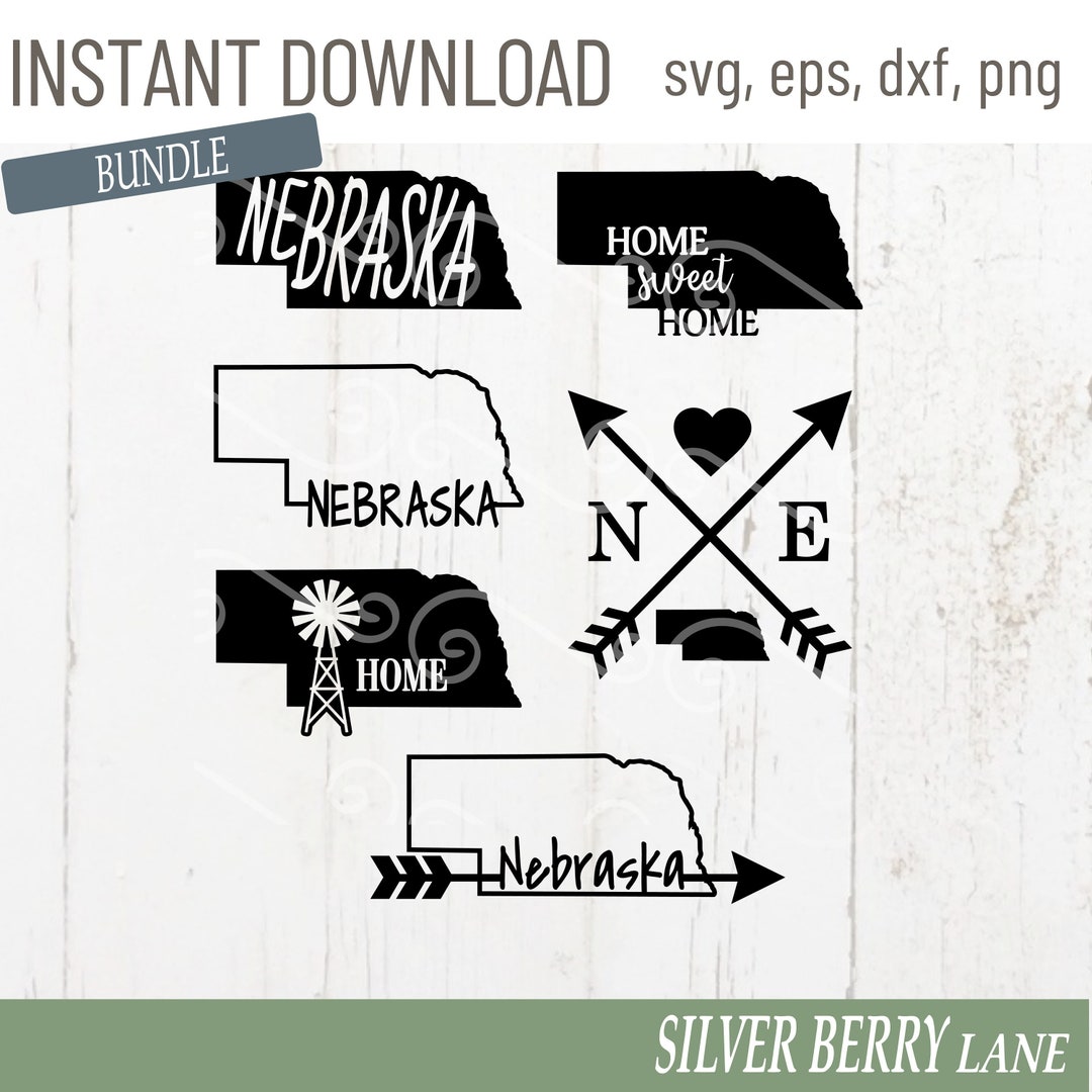 Nebraska Svg-nebraska State Svg-nebraska Bundle-nebraska Tshirt-ne Svg ...
