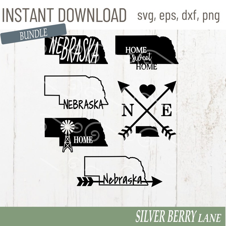 Nebraska Svg-nebraska State Svg-nebraska Bundle-nebraska Tshirt-ne Svg ...
