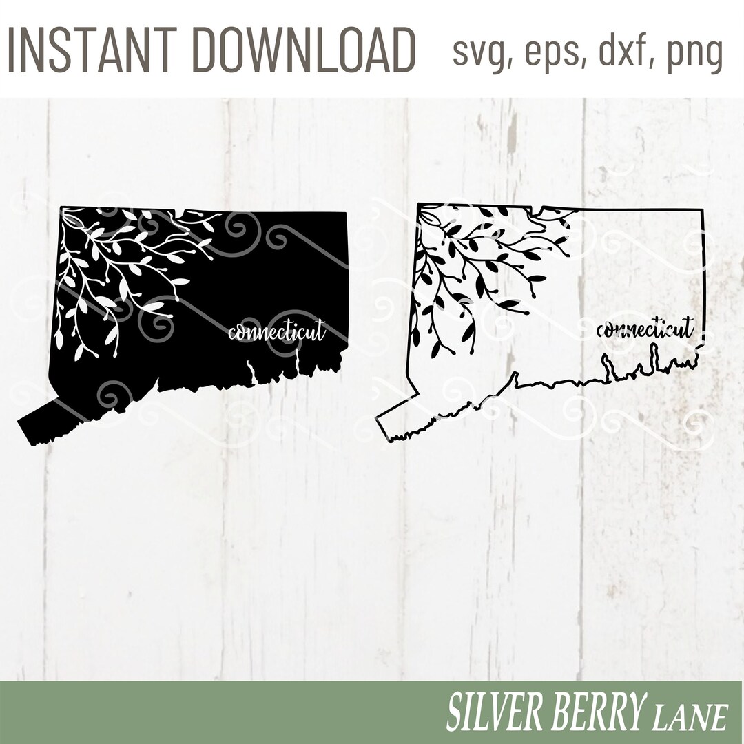 Connecticut Svg-connecticut Mandala Svg-connecticut State Svg ...