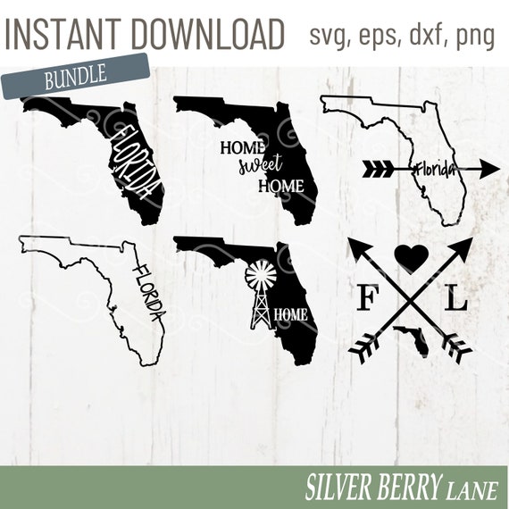 Florida SVG-Florida State svg-Florida Bundle-Florida shirt-FL | Etsy