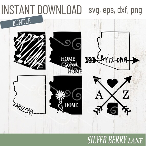 Arizona Svg-arizona State Svg-arizona Bundle-arizona Shirt-az | Etsy