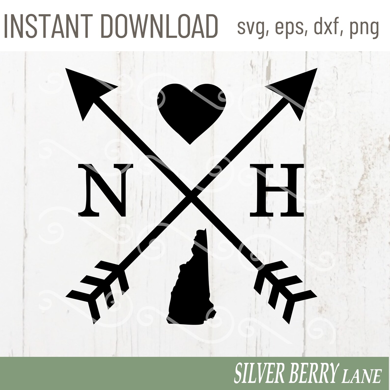 New Hampshire Svg-new Hampshire State Svg-new Hampshire Bundle-new ...