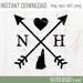 New Hampshire Svg-new Hampshire State Svg-new Hampshire Bundle-new ...