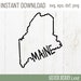 Maine Svg-maine State Svg-maine Bundle-maine Shirt-me Svg-states Svg ...