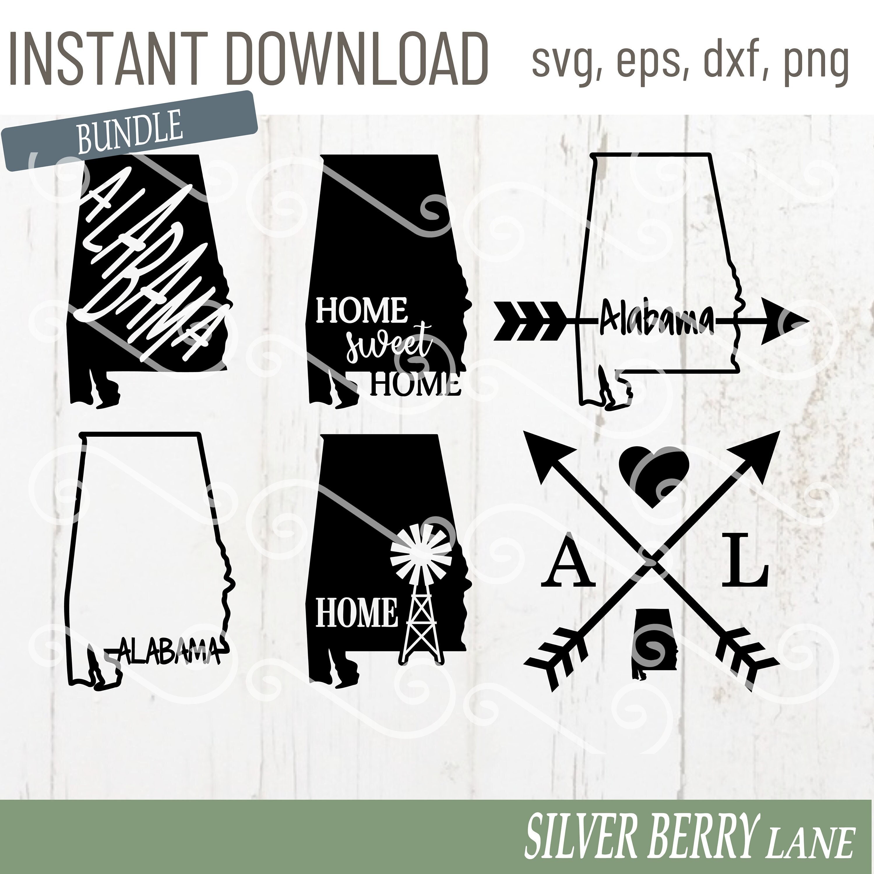 Alabama Svg-alabama State Svg-alabama Bundle-alabama Shirt-al Svg ...