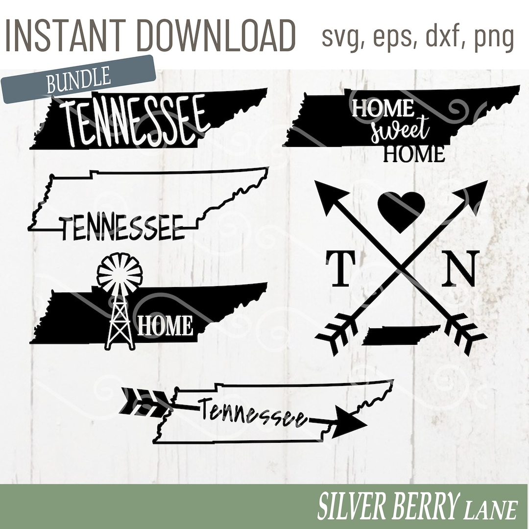 Tennessee Svg-tennessee State Svg-tennessee Bundle-tennessee Tshirt-tn ...