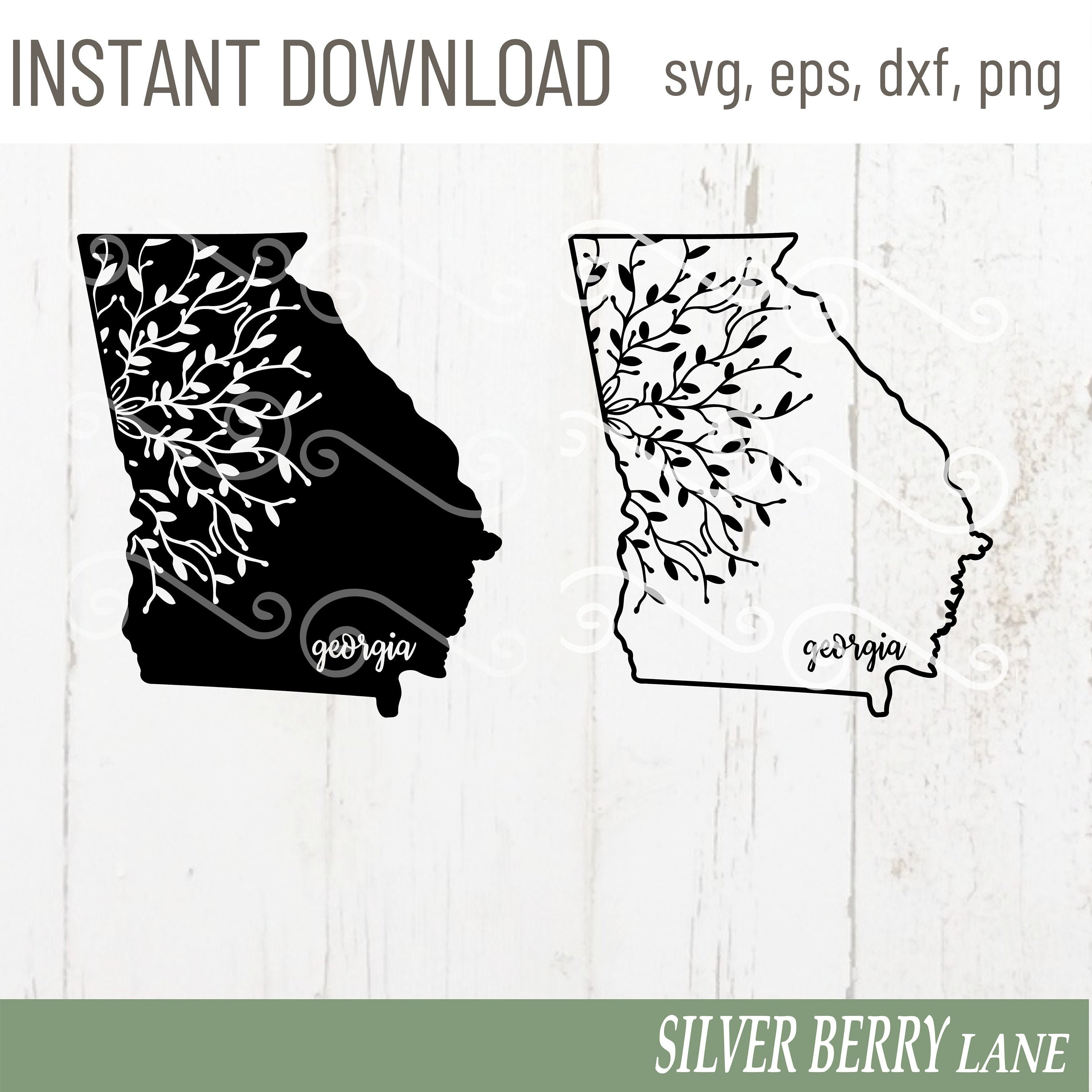 Georgia Svg-georgia Mandala Svg-georgia State Svg-georgia Tshirt ...