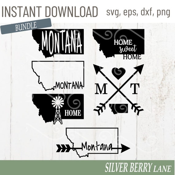 Montana Svg-montana State Svg-montana Bundle-montana Shirt-mt | Etsy