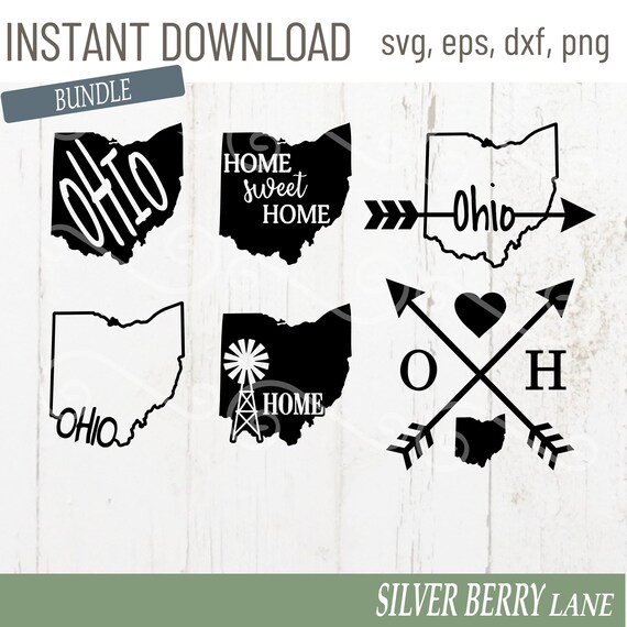 Ohio Svg-ohio State Svg-ohio Bundle-ohio Shirt-oh Svg-states - Etsy