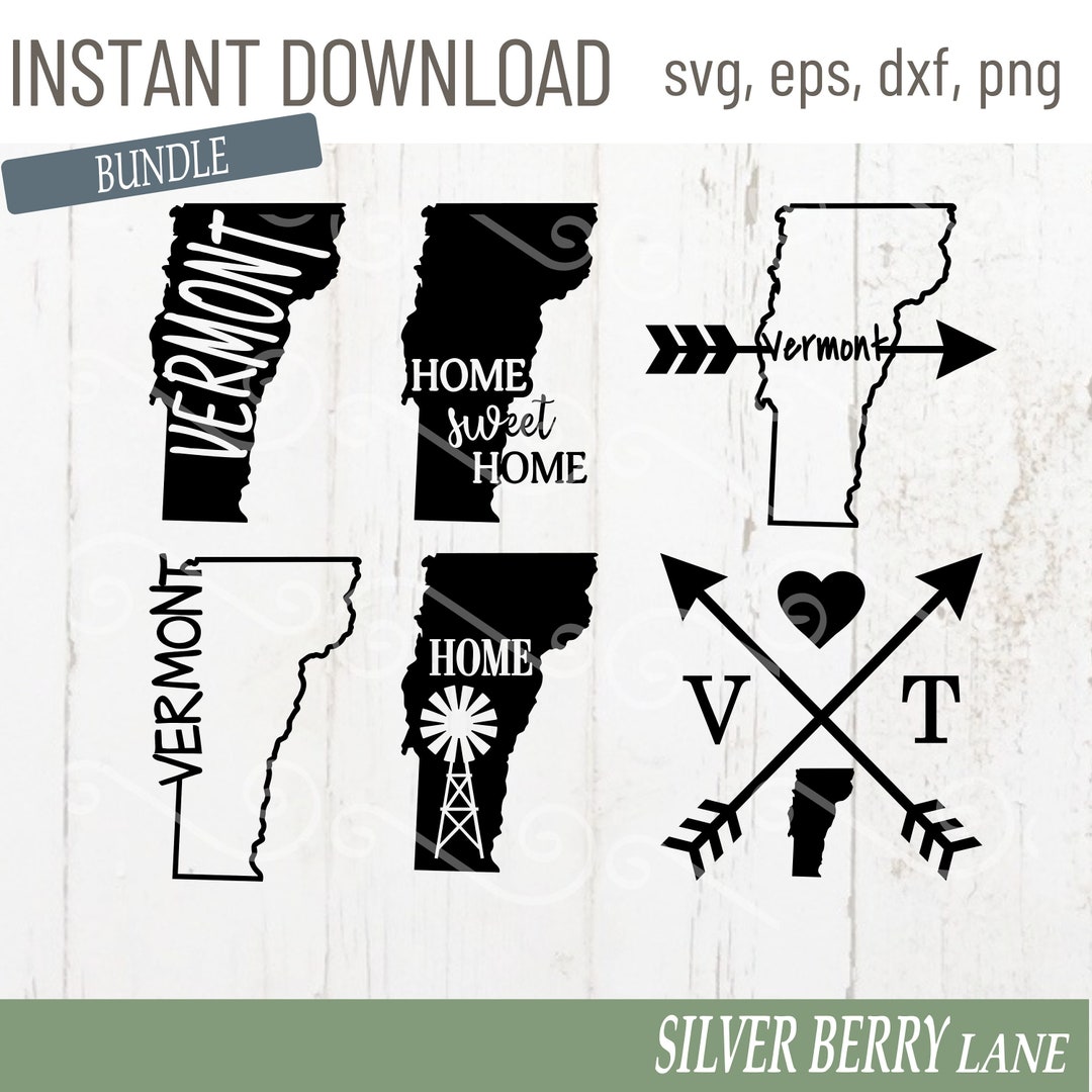 Vermont Svg-vermont State Svg-vermont Bundle-vermont Shirt-vt Svg ...