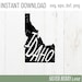 Idaho Svg-idaho State Svg-idaho Bundle-idaho Shirt-id Svg-states Svg ...