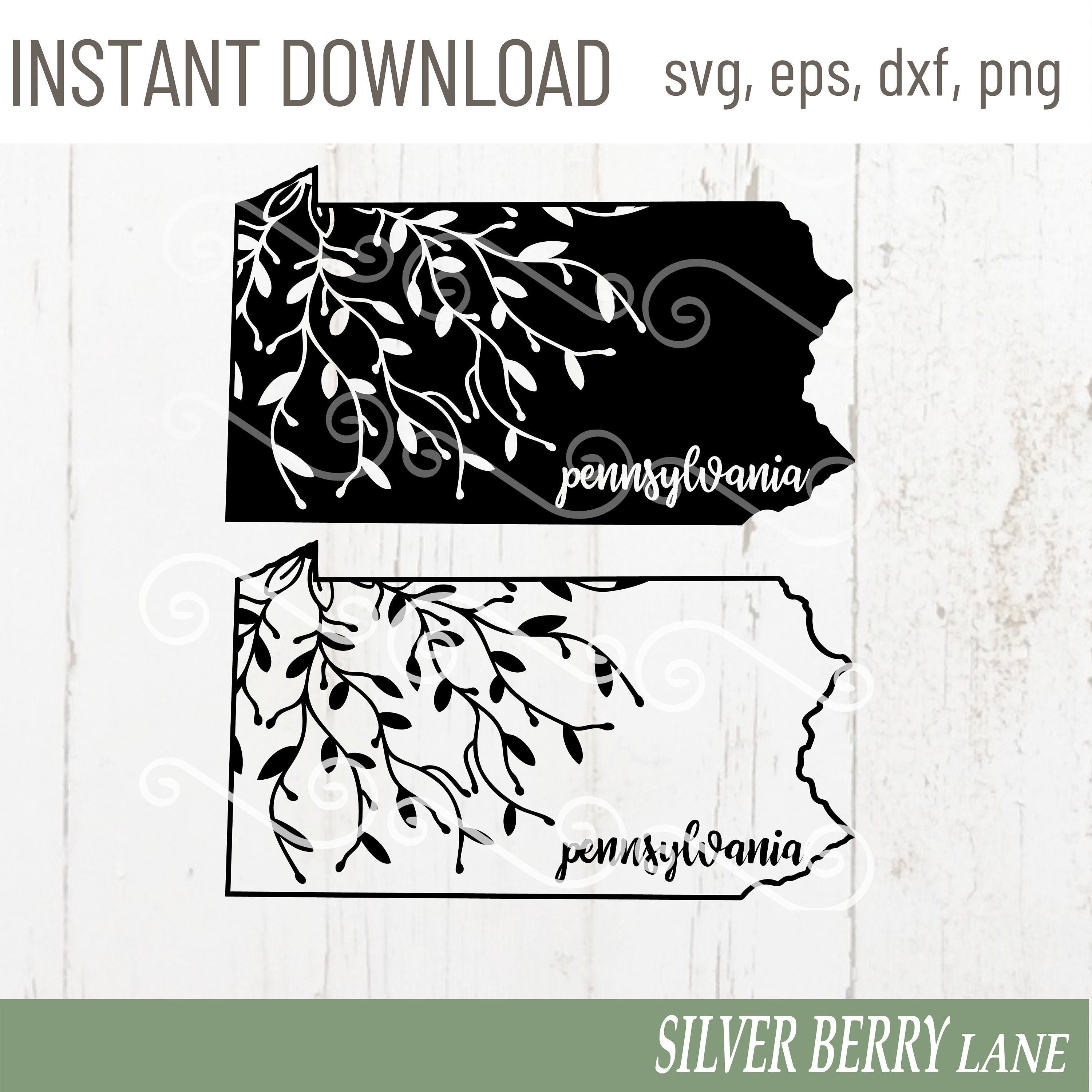 Pennsylvania Svg-pennsylvania Mandala Svg-pennsylvania State Svg ...