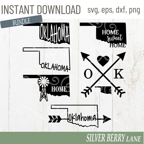 Oklahoma Love SVG/PNG - Etsy