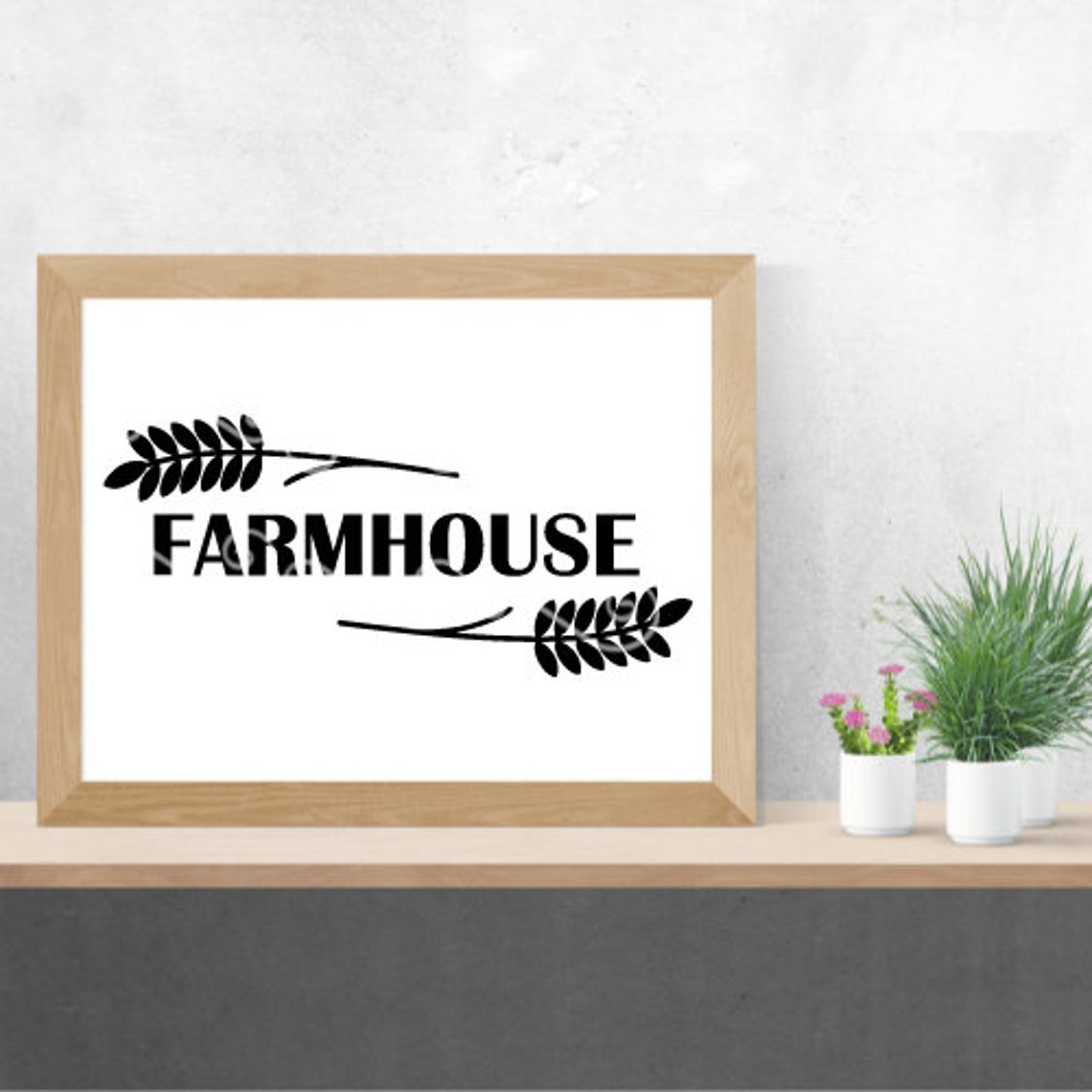 Farmhouse Sign Svg-wheat Farmhouse Svg-farmhouse Cut File-farm Sign Png ...