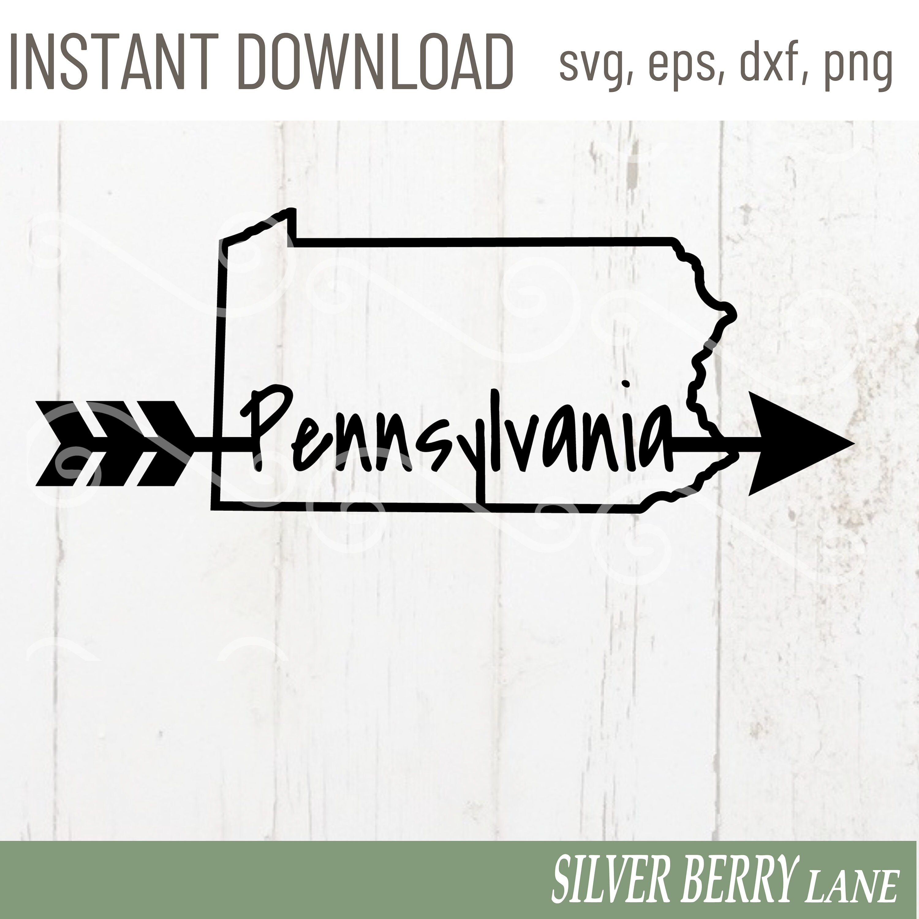 Pennsylvania Svg-pennsylvania State Svg-pennsylvania Bundle ...