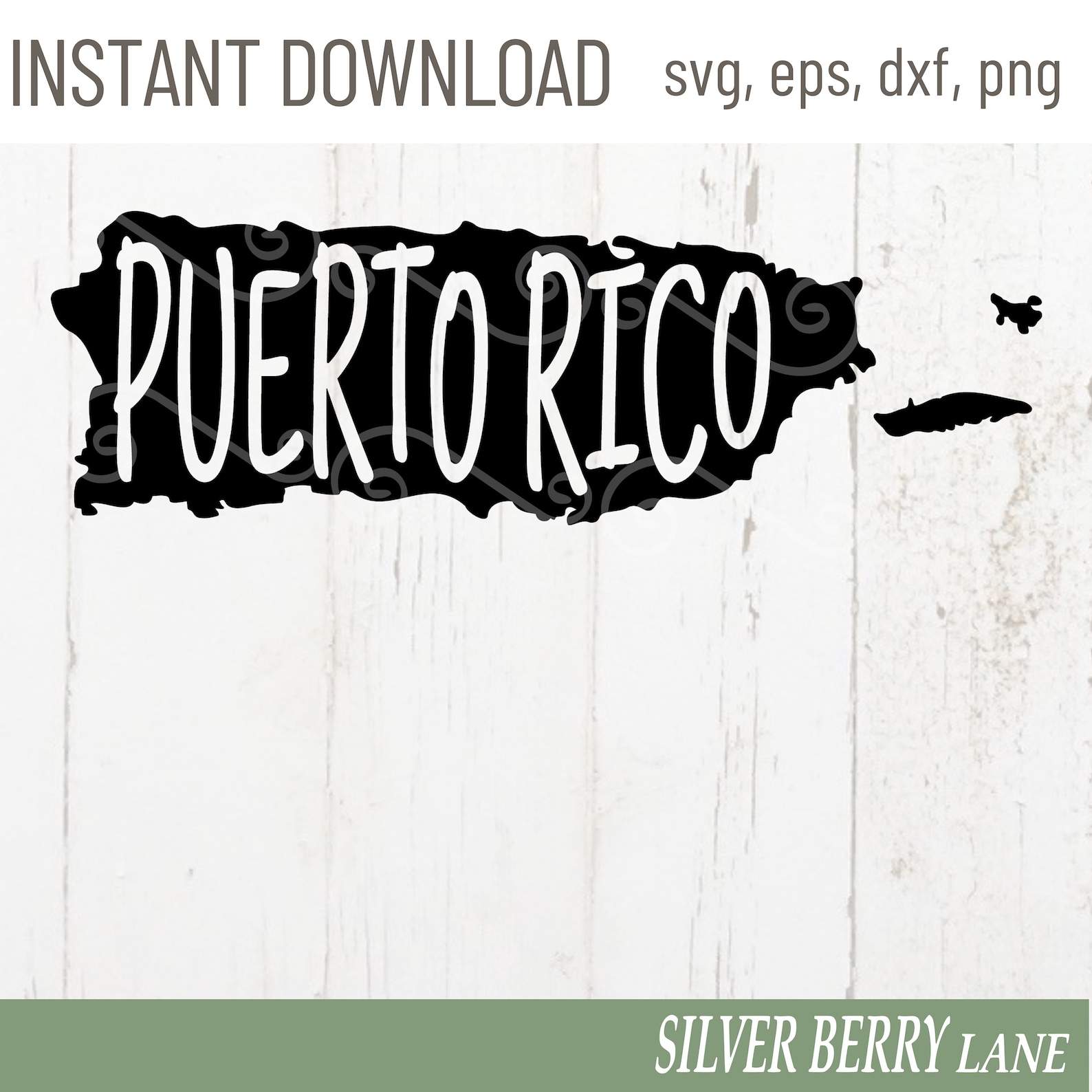 Puerto Rico Svg-puerto Rico State Svg-puerto Rico Bundle-puerto Rico ...