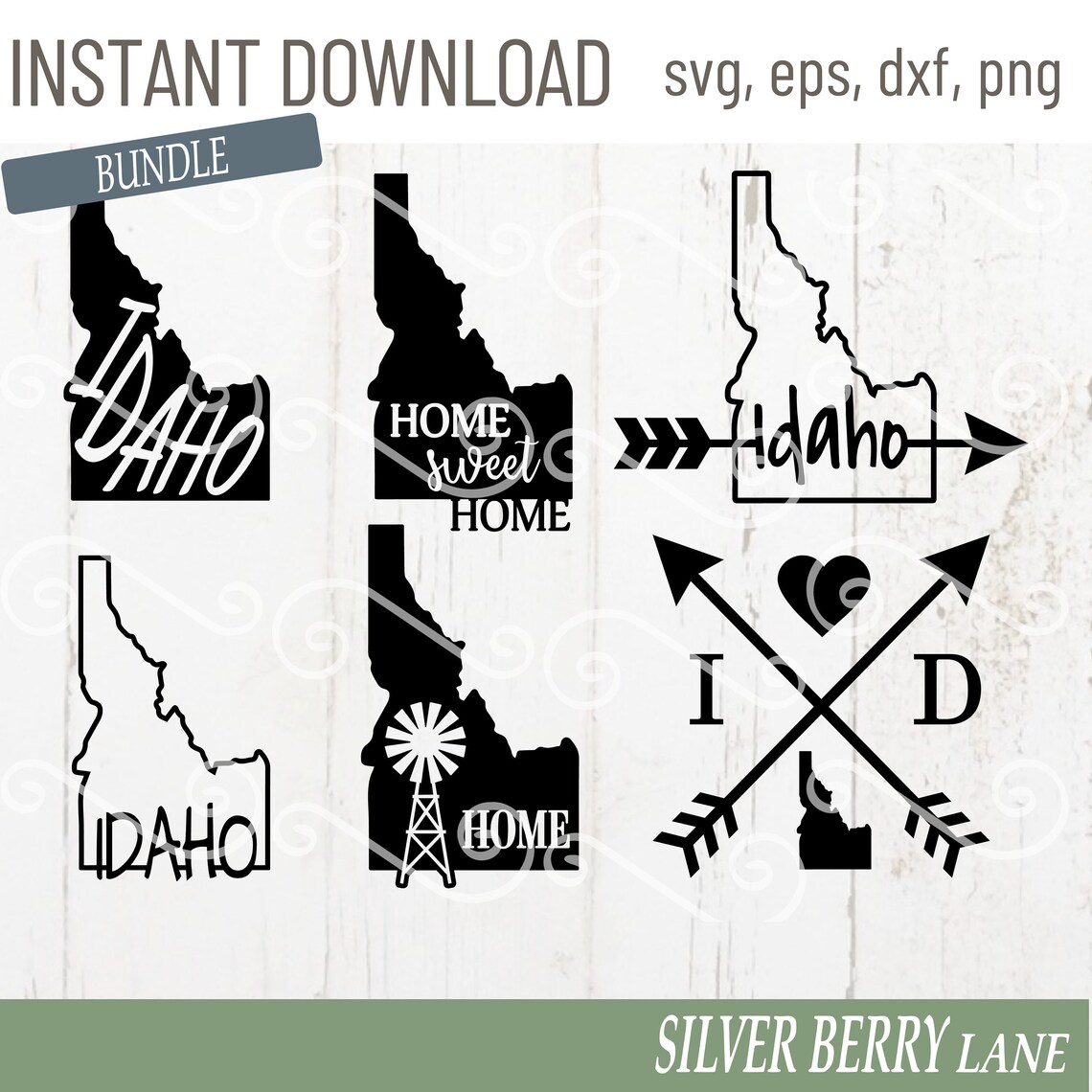 Idaho Svg-idaho State Svg-idaho Bundle-idaho Shirt-id Svg-states Svg ...