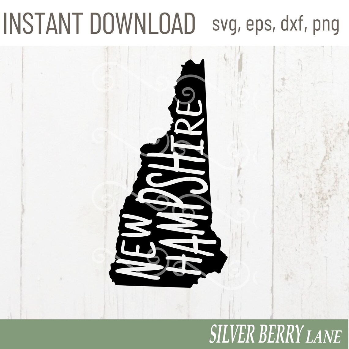 New Hampshire Svg-new Hampshire State Svg-new Hampshire Bundle-new ...