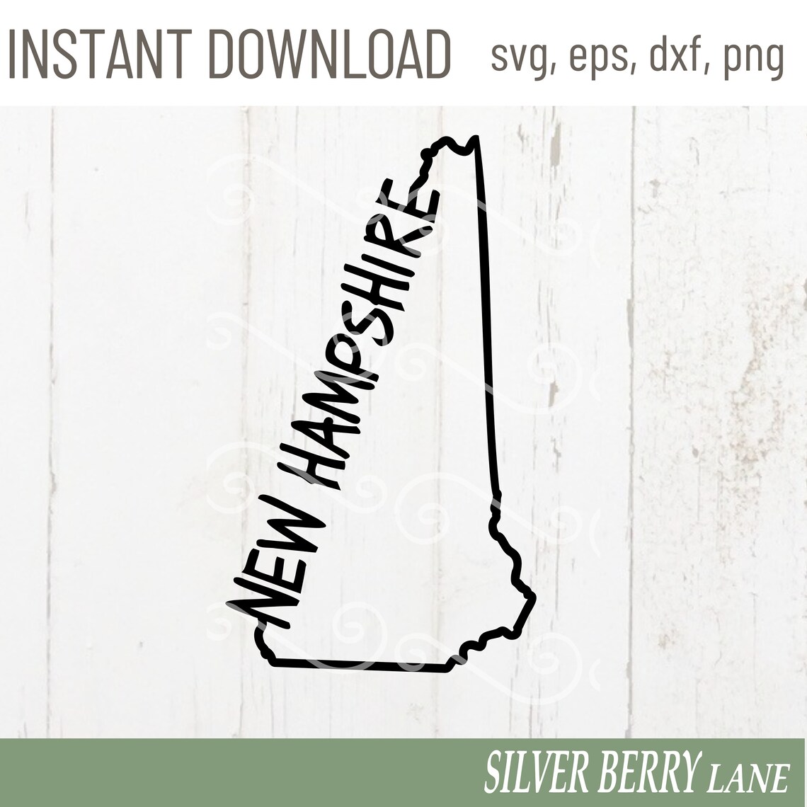 New Hampshire Svg-new Hampshire State Svg-new Hampshire Bundle-new ...