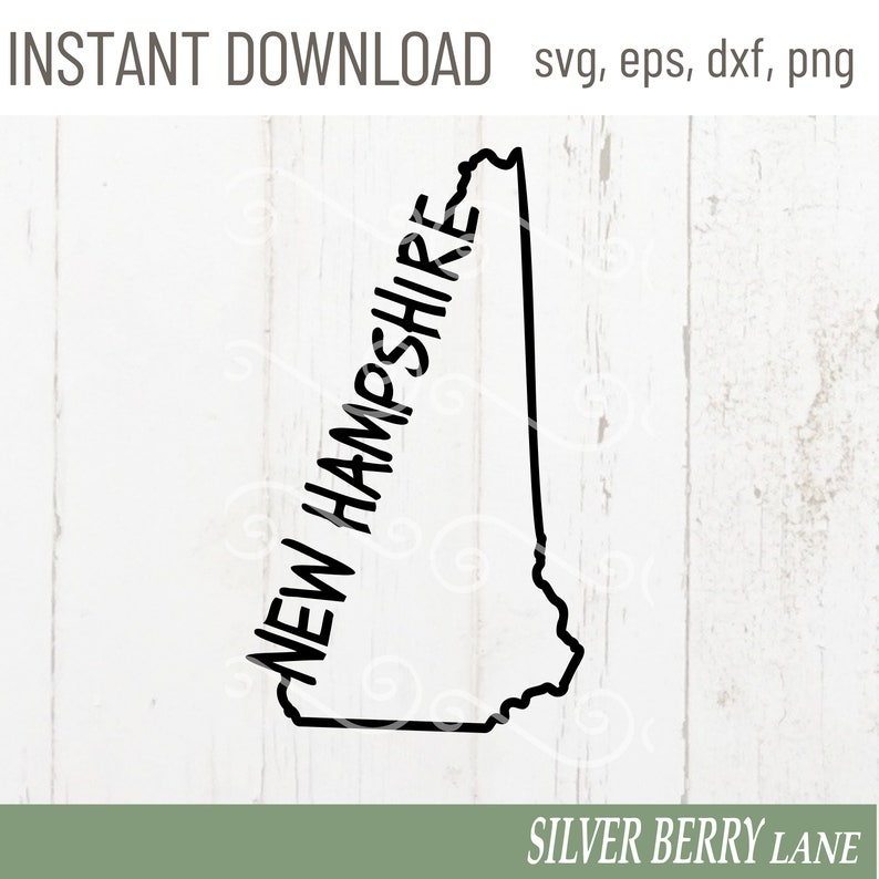 New Hampshire Svg-new Hampshire State Svg-new Hampshire Bundle-new ...