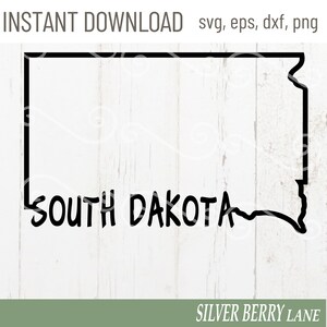 South Dakota Svg-south Dakota State Svg-south Dakota Bundle-south ...