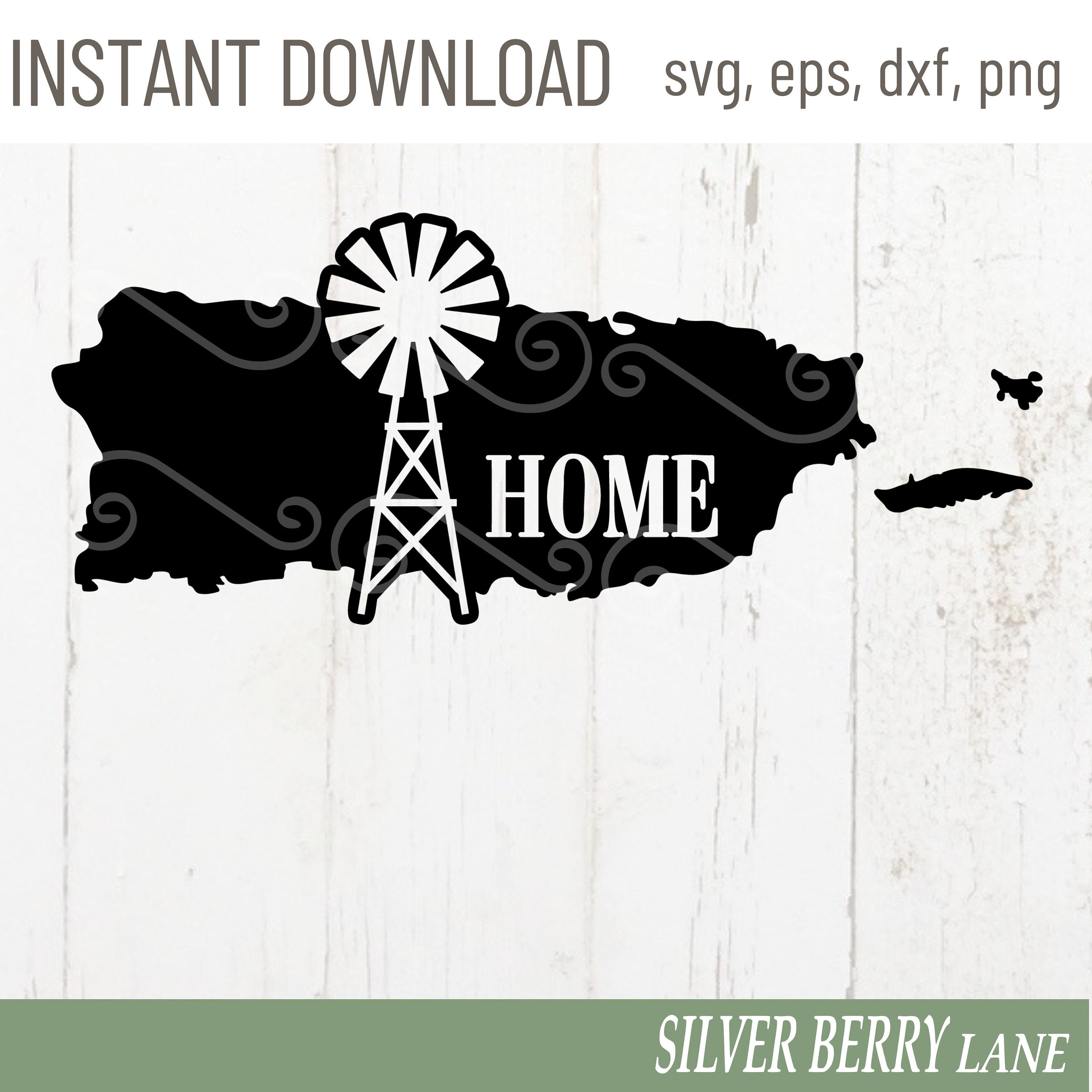 Puerto Rico Svg-puerto Rico State Svg-puerto Rico Bundle-puerto Rico ...