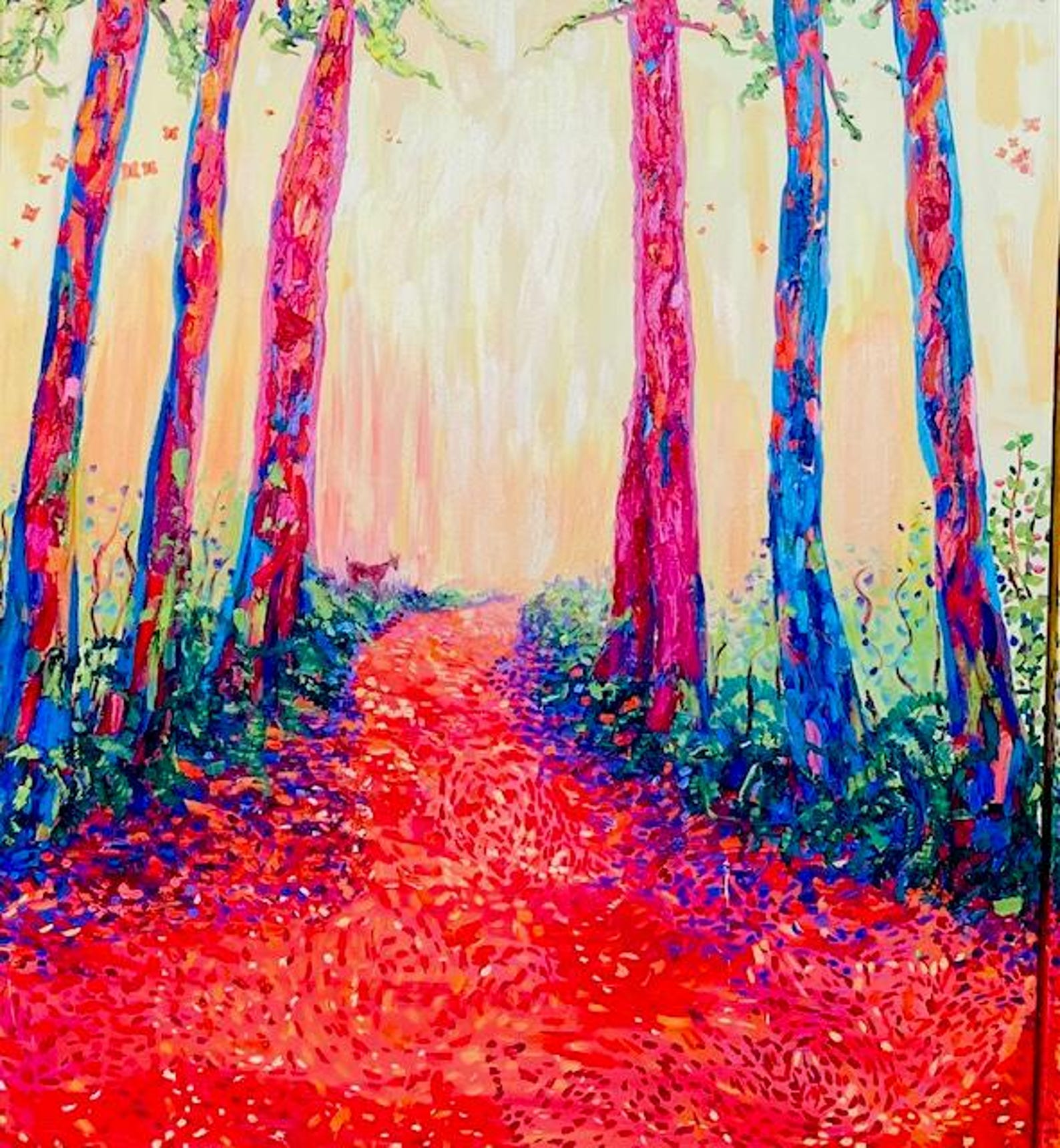 Muir Woods Triptych (3 Paintings) - Etsy