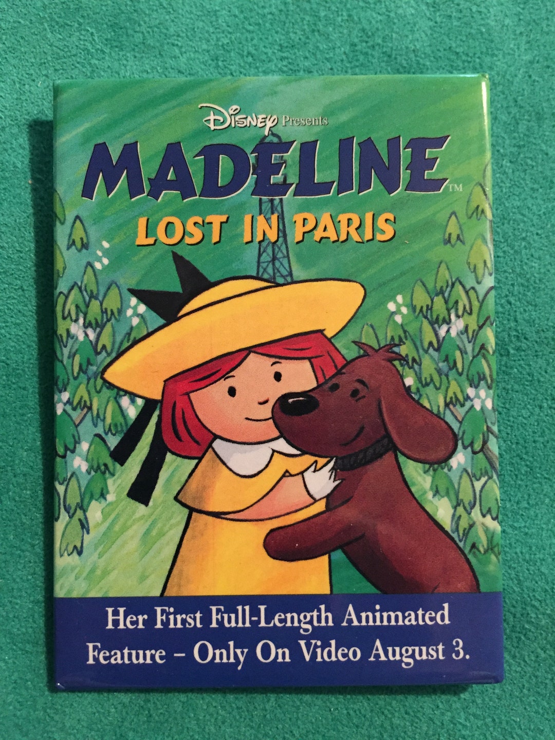 Madeline Lost in Paris HTF Walt Disney Flatback Pin 1999 - Etsy