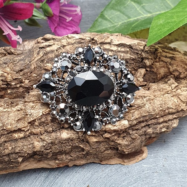 Gemstone Brooch - Etsy