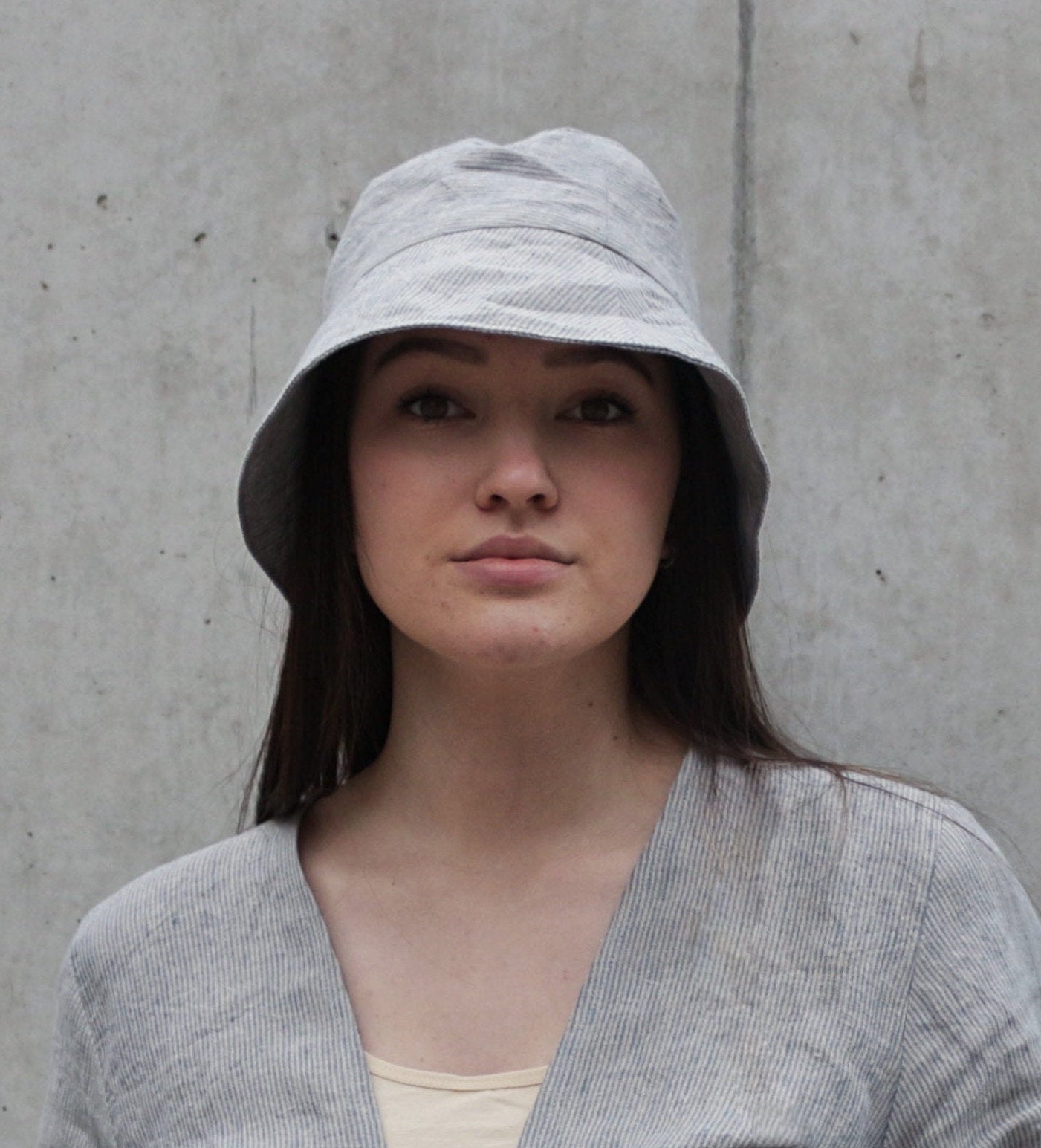 Linen Bucket Hat Linen Summer Sun Hat Wide Linen Unisex Hat | Etsy