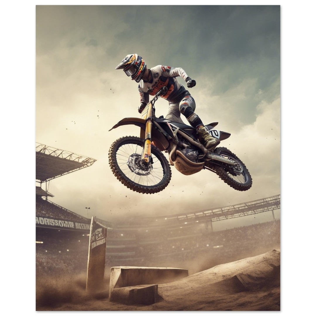 Supercross Paper Poster - Etsy