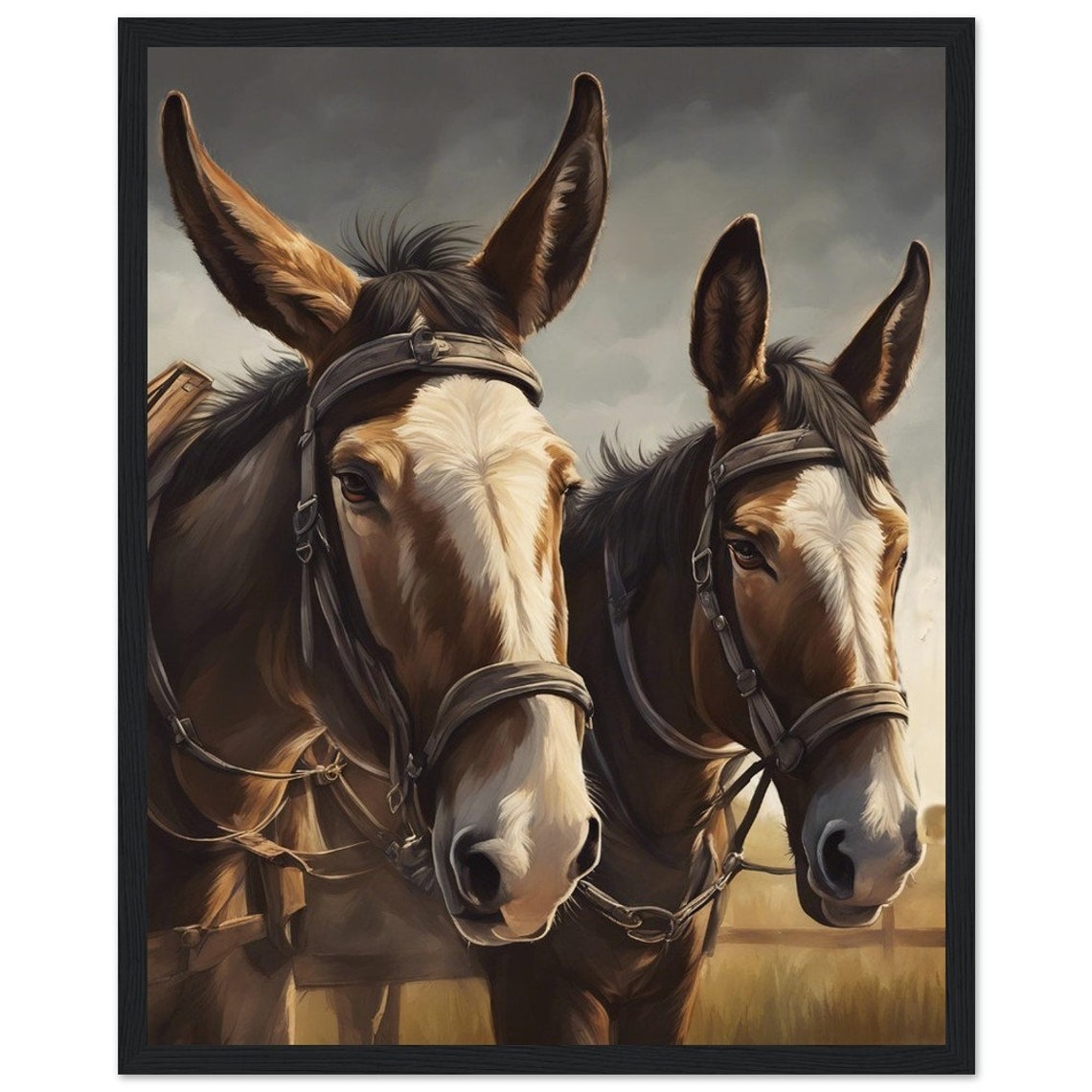 Mule Team Poster, Canvas, Aluminum and Wood - Etsy