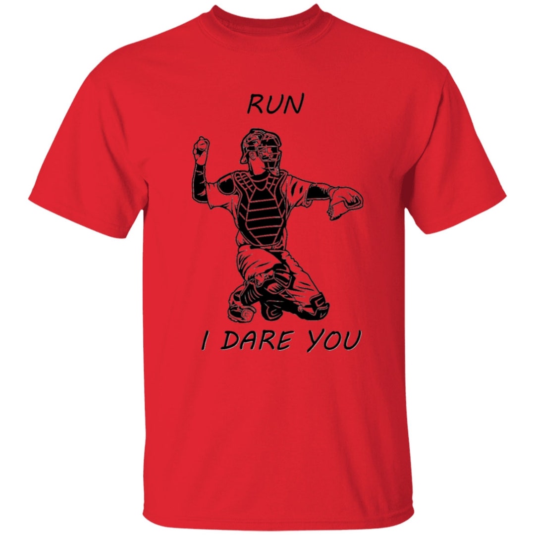 Baseball Catcher - Run - T-shirt (youth) - Etsy