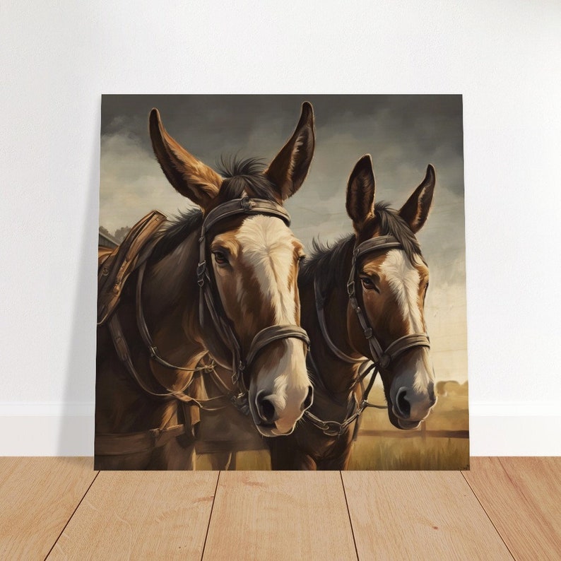 Mule Team - Poster, Canvas, Aluminum and Wood - Etsy