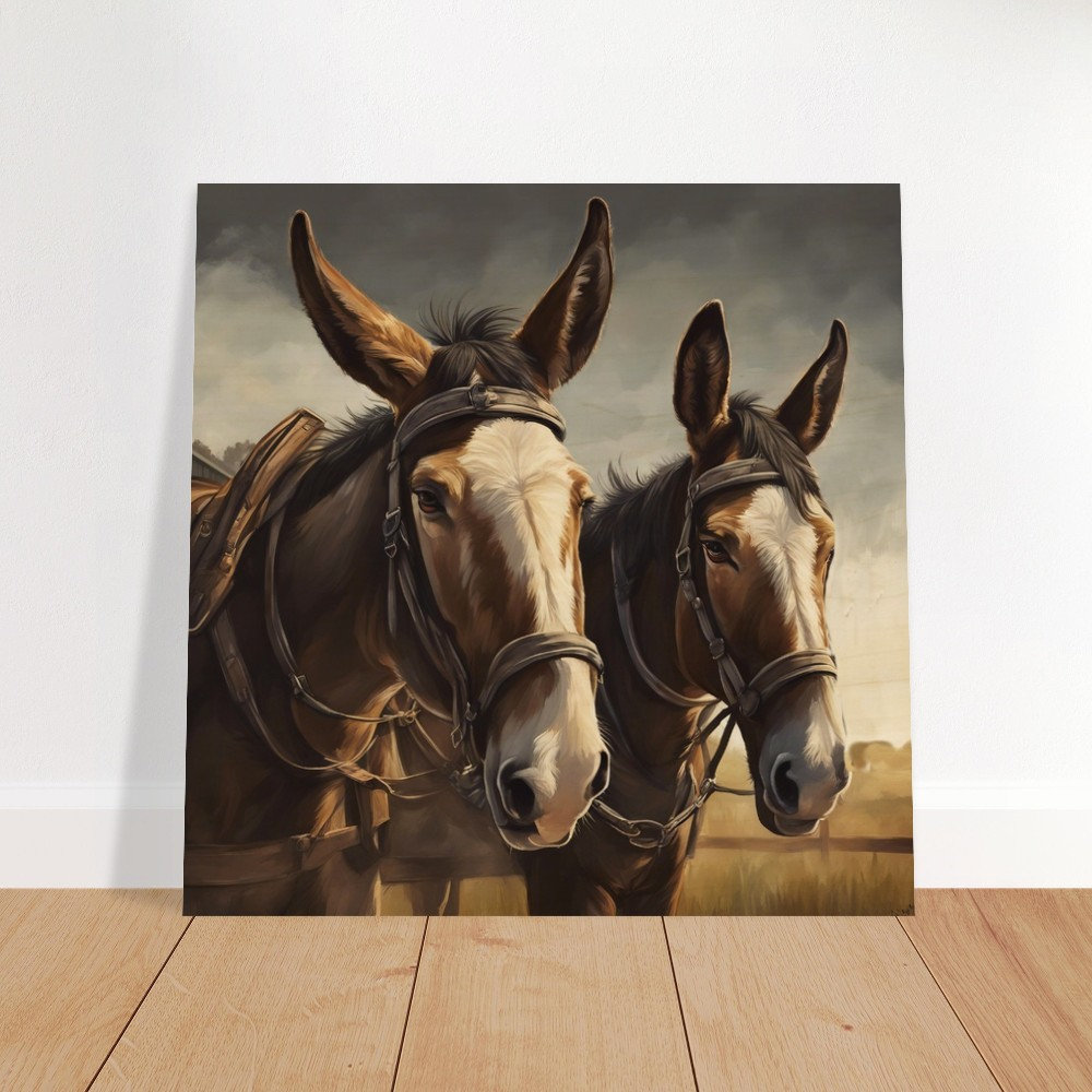 Mule Team - Poster, Canvas, Aluminum and Wood - Etsy