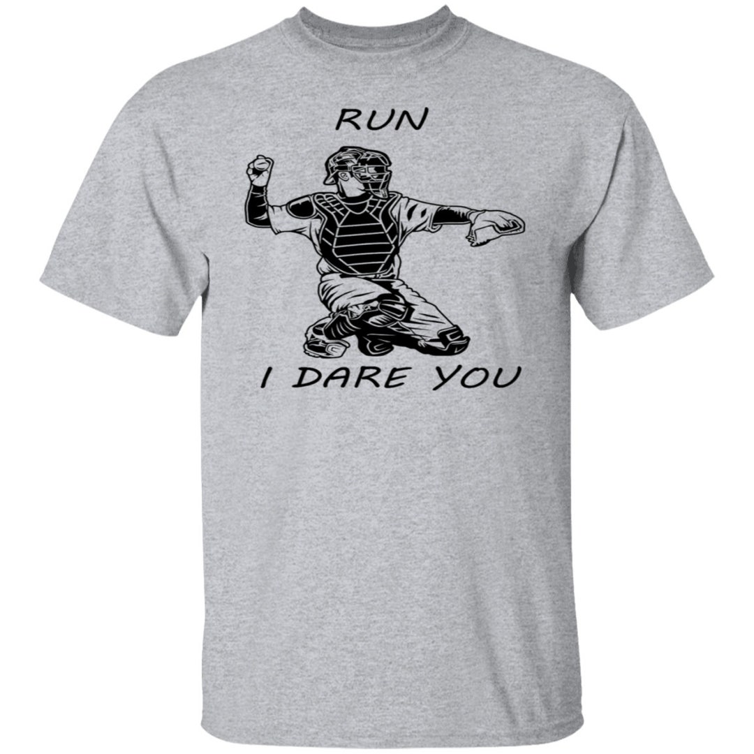 Baseball Catcher - Run - T-shirt - Adult - Etsy