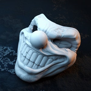 Sweet Tooth Inspired Clown Mask 3D Print Model - Etsy