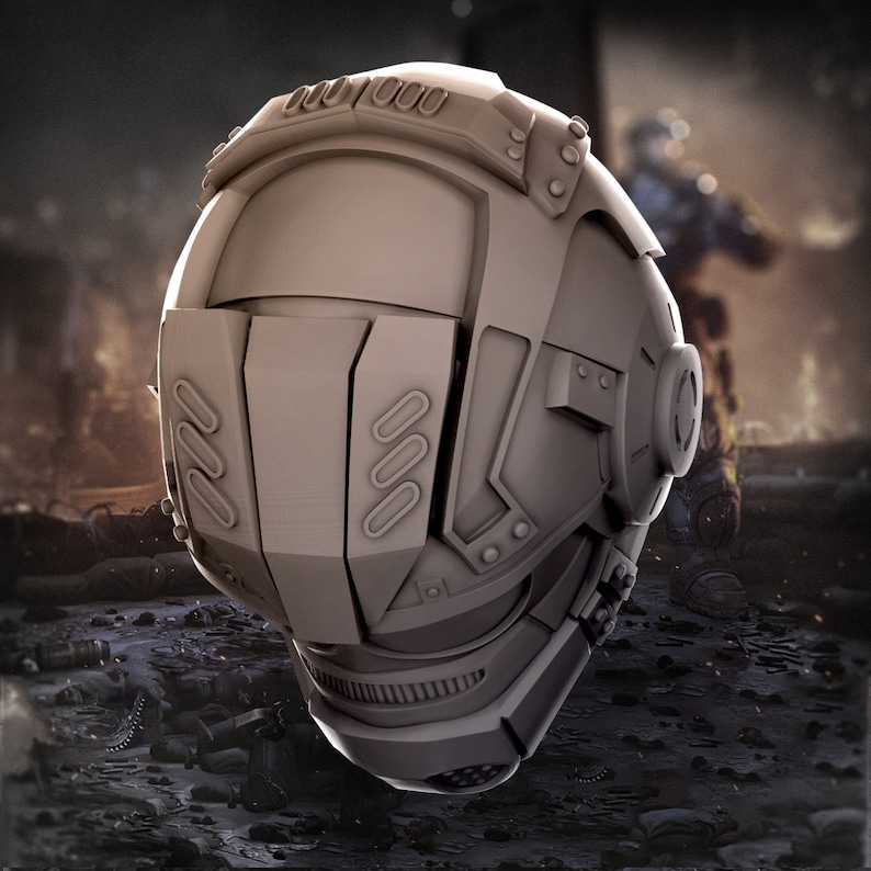 Gears of War COG Helmet 3D Print Model - Etsy