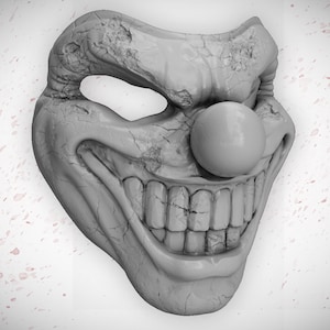 Sweet Tooth Inspired Clown Mask 3D Print Model - Etsy