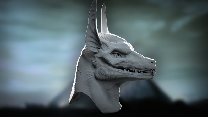 Anubis Helmet 3D Print File - Etsy