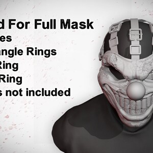 Sweet Tooth Inspired Clown Mask 3D Print Model - Etsy