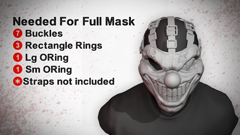 Sweet Tooth Inspired Clown Mask 3D Print Model - Etsy