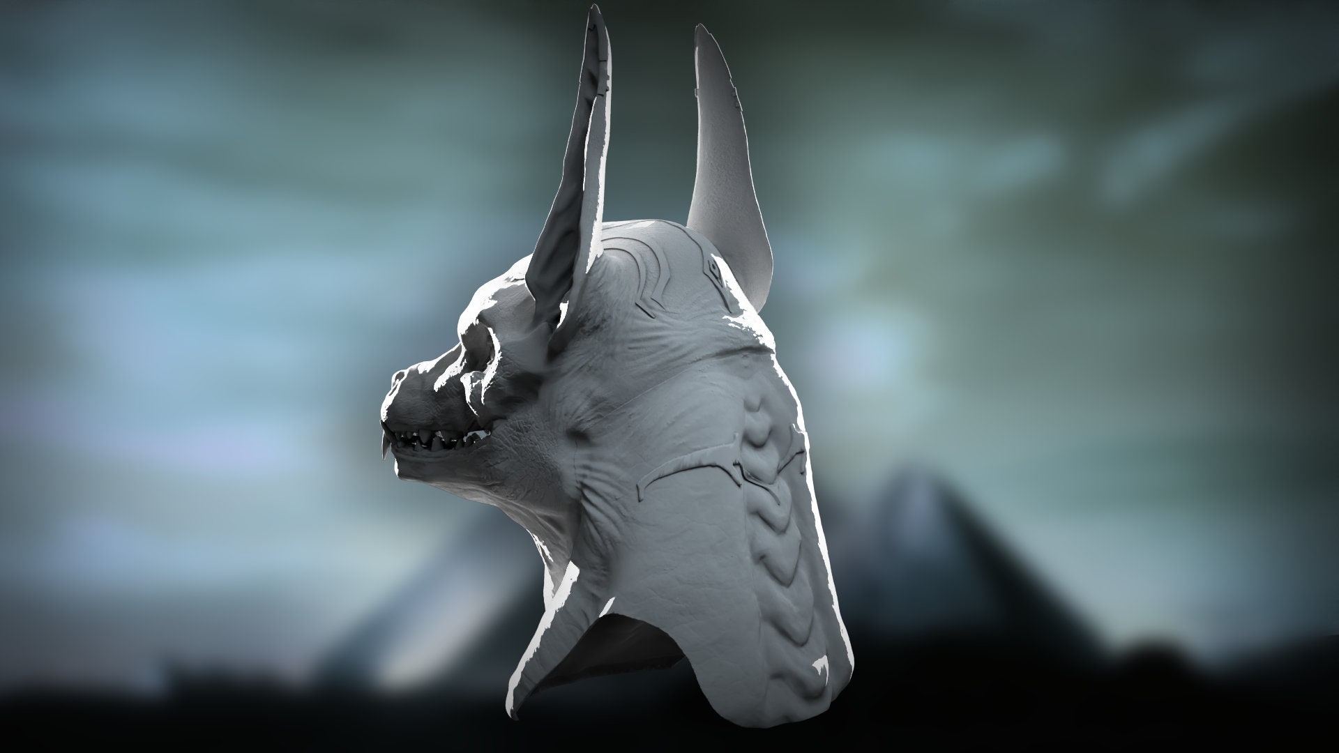 Anubis Helmet 3D Print File - Etsy