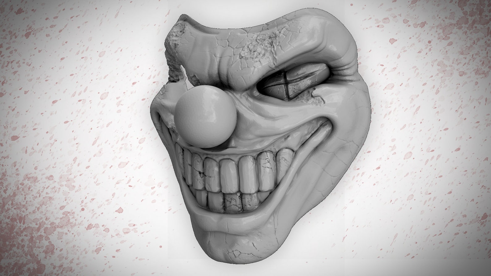 Sweet Tooth Inspired Clown Mask 3D Print Model - Etsy