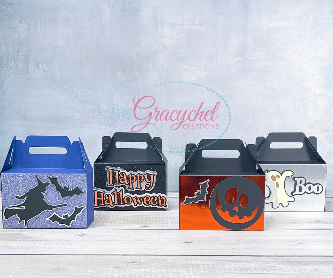 Halloween Party Favor Boxes, Trick-or-treat Gift Box, Halloween Treat ...