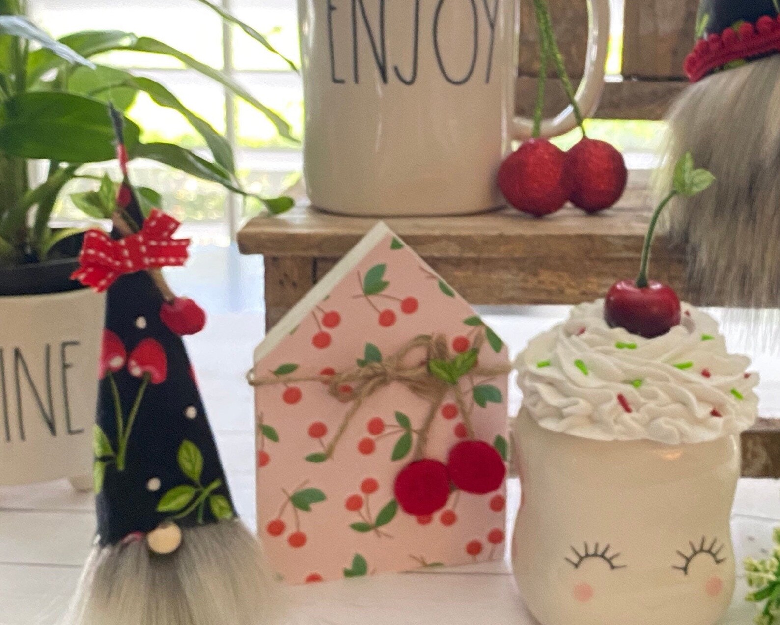 Cherry Tiered Tray Accessories !!!! Summer Collection*tieredtray*summer ...