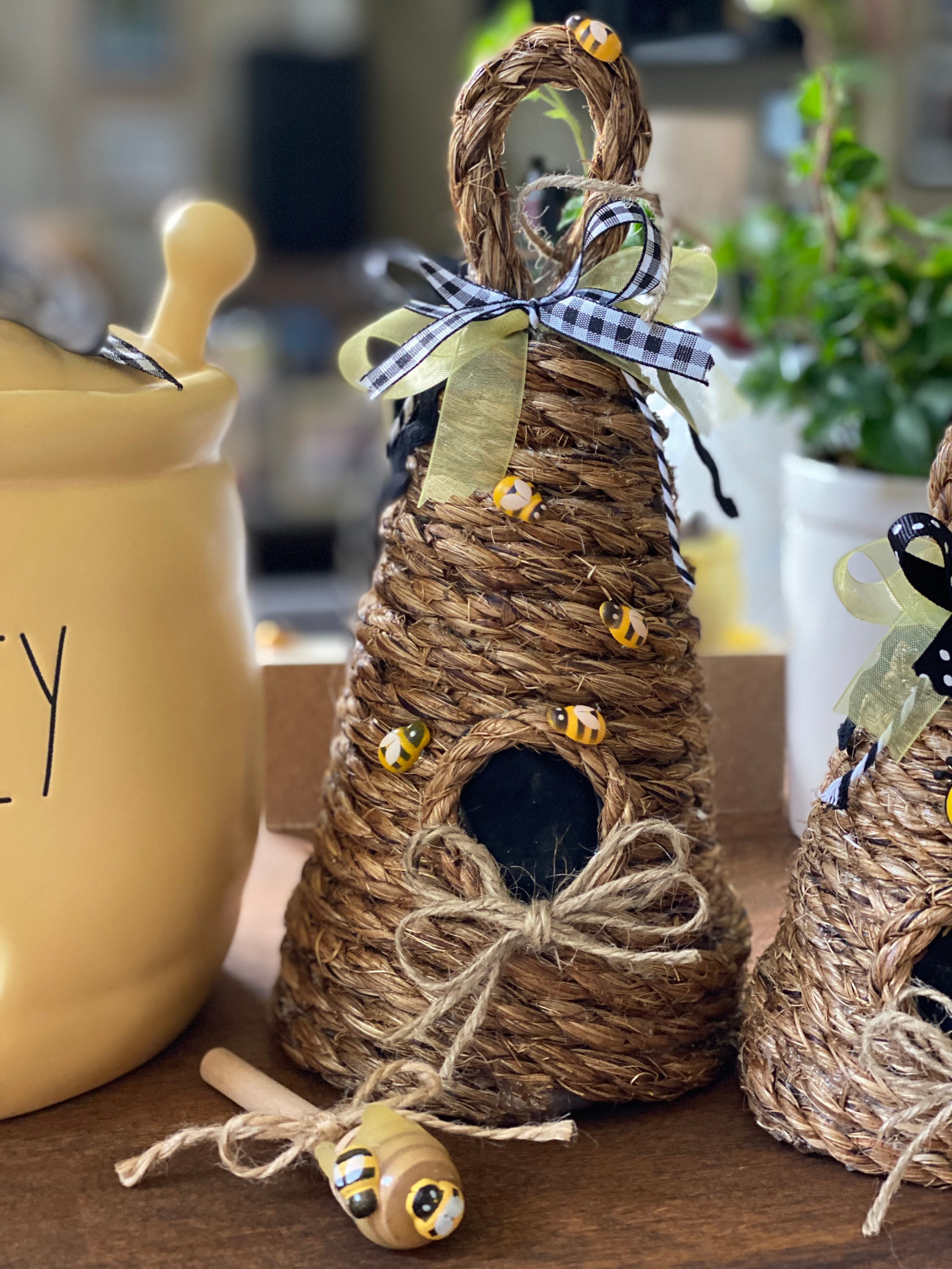 Spring Dark Rope Bee Skep Bumble Bee Hivespring - Etsy