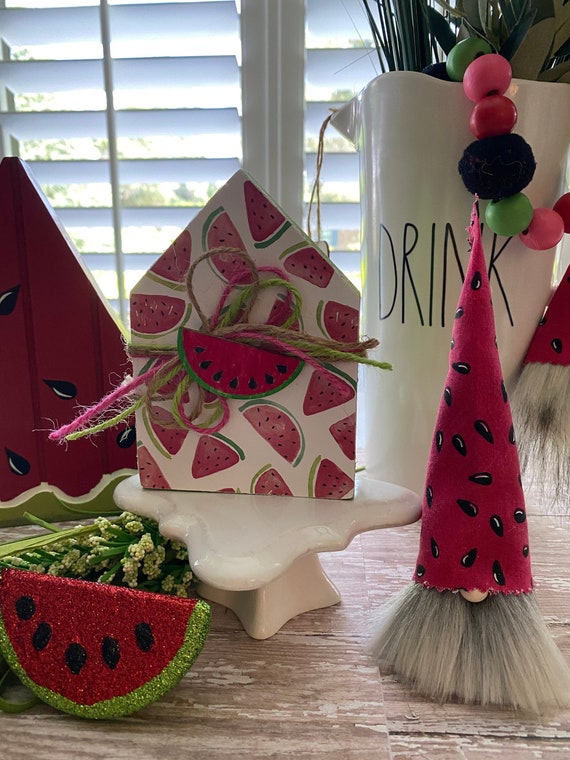 Watermelon Tiered Tray Accessories Summer - Etsy