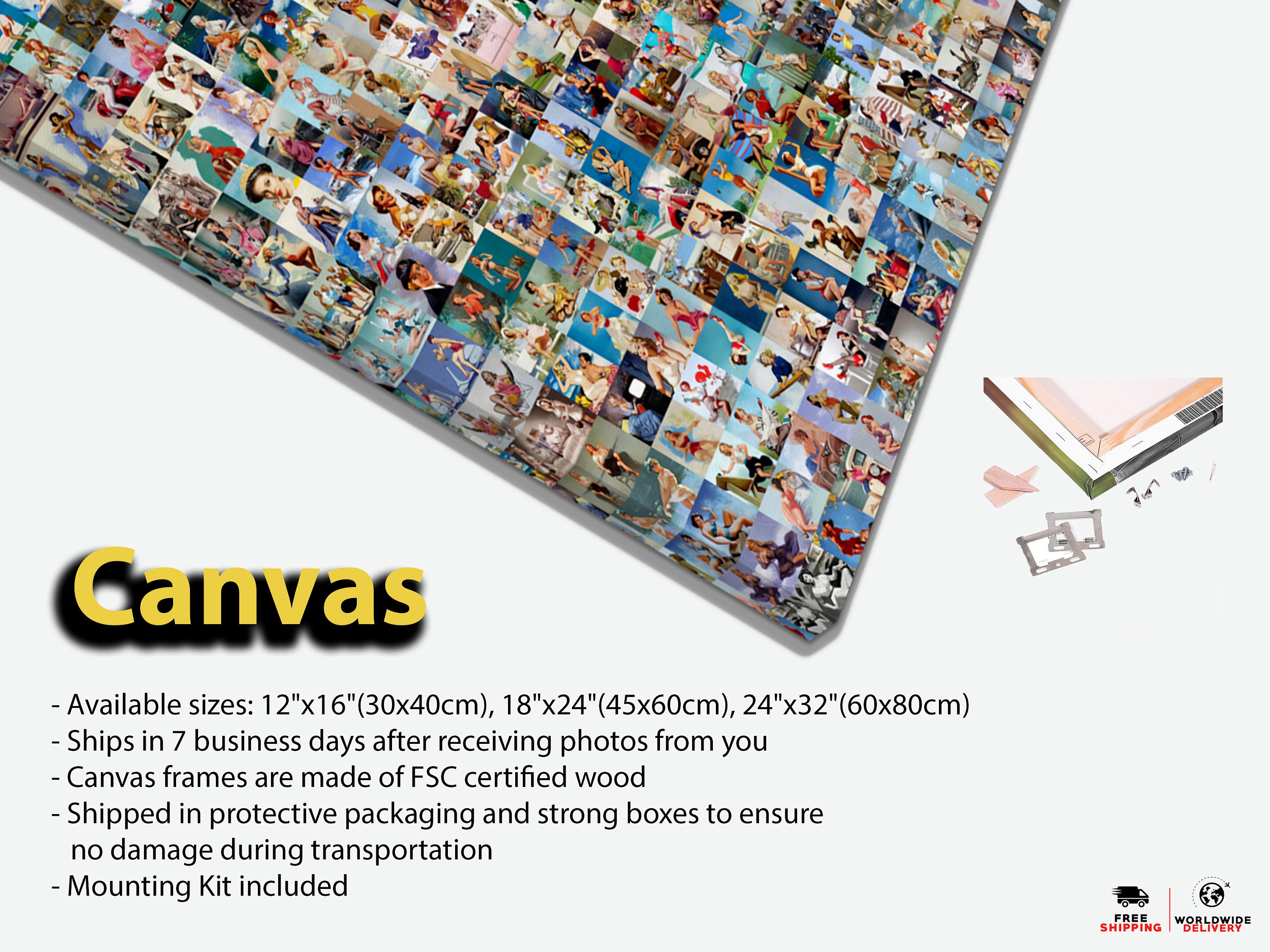 Vintage Pin Up, Pin up Girls, Pin up Girls Retro Lingerie Digital File ...