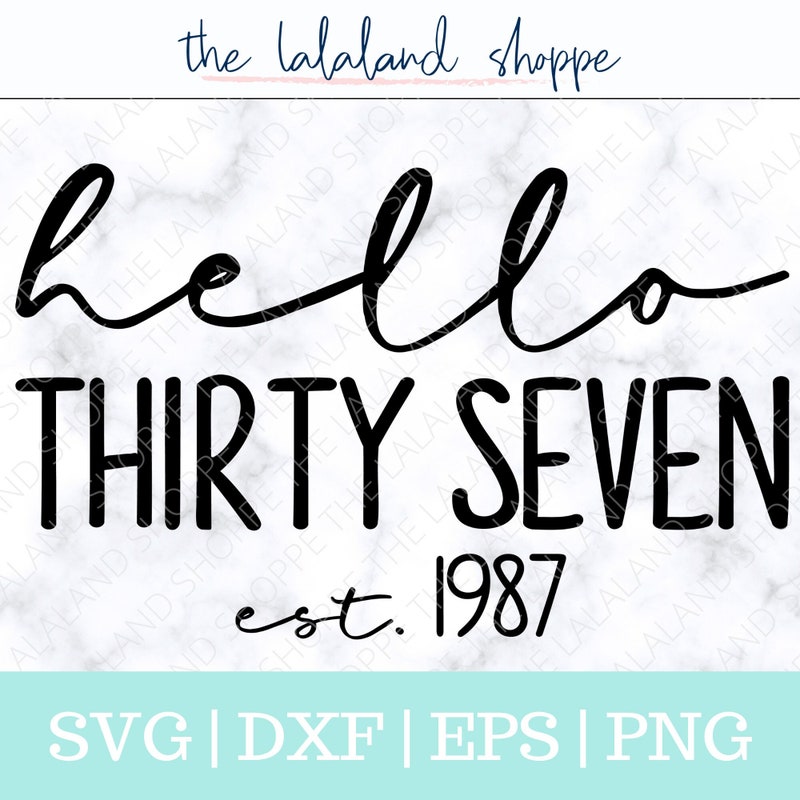 Thirty Seven - Etsy